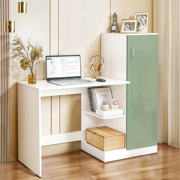 ABOUT SPACE Study Table with Cabinet - Computer Table with Bottom Stor – aboutspace.in